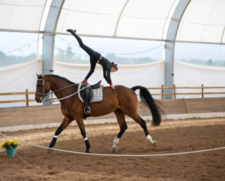 Horseback vaulting: the equestrian discipline that combines gymnastics ...